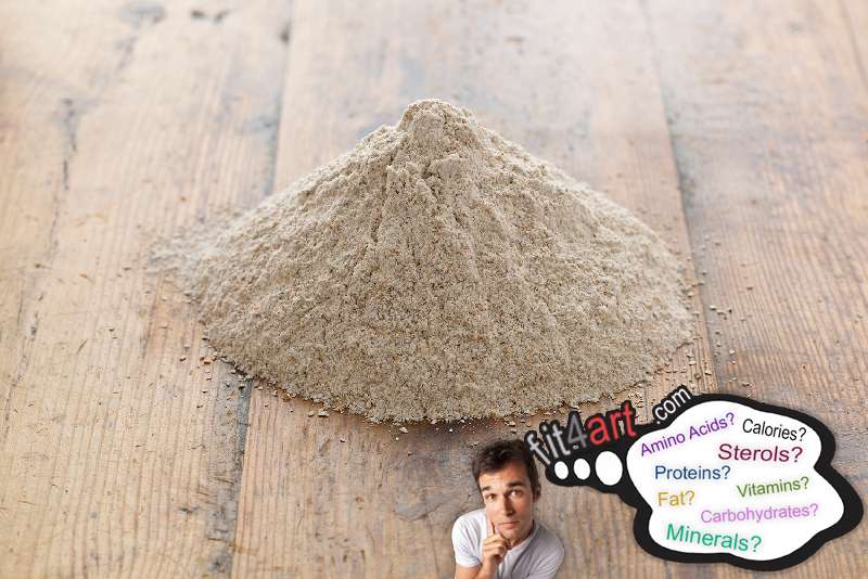 How much protein is in a dark rye flour?