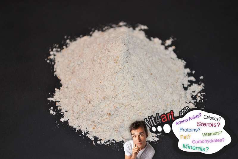 What amino acids are in whole grain triticale flour?